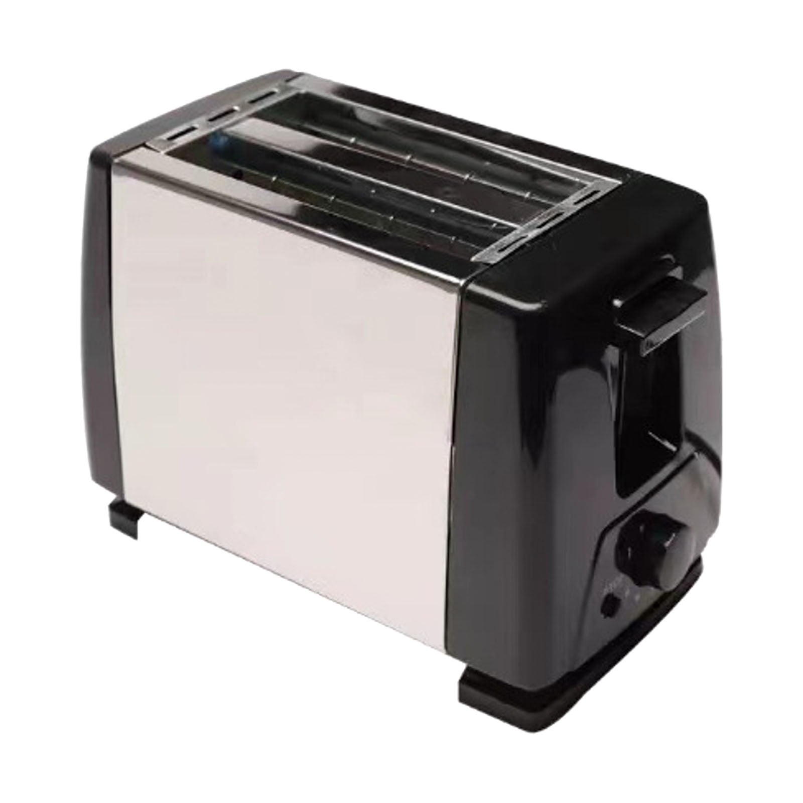 2-Slice Stainless Steel Double Slot Toaster with Bun Attachment, 7 ...