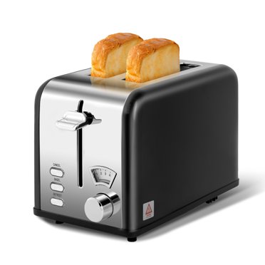 Holife Stainless Steel 2-Slice Toaster with 6 Shade Settings, Bagel ...