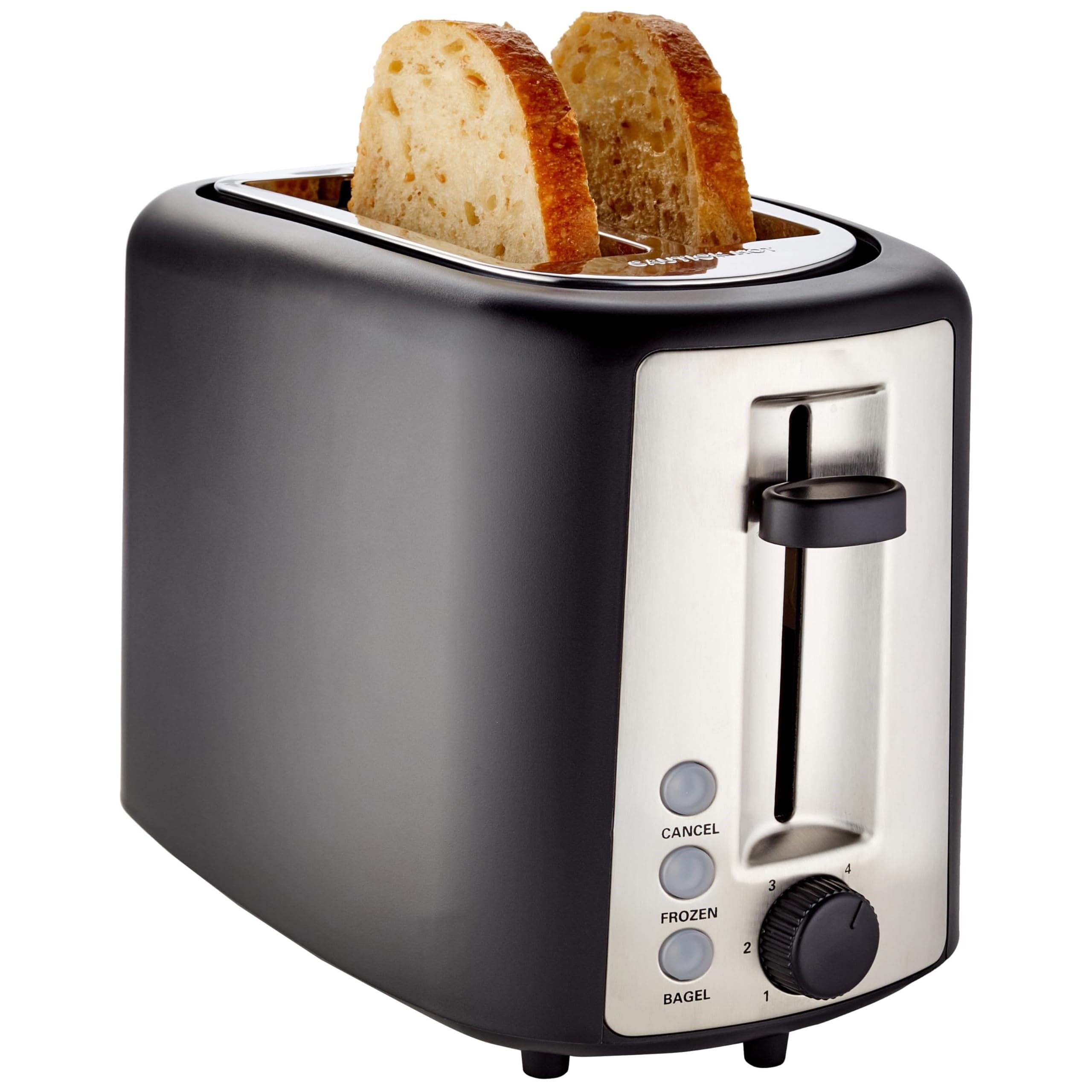 2 Slice Toaster, With 6 Browning Settings, Extra Wide Slots For Bagels ...