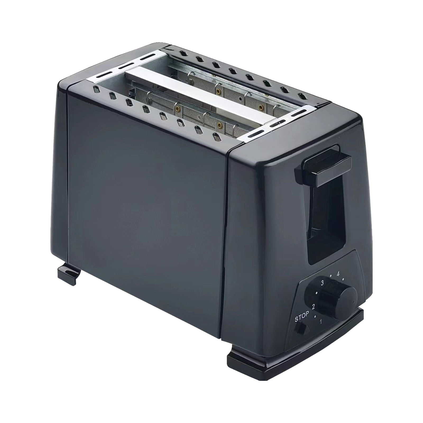 2-Slice Toaster, 6 Toast Settings, Extra Wide Slots, Retro Stainless ...