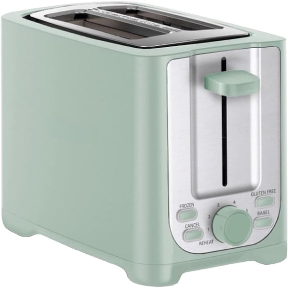 2 Slice Toaster with Auto Shut Off - Extra Wide Slots & Removable Crumb ...