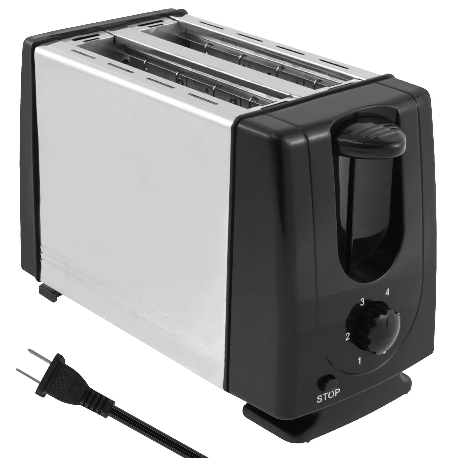2 Slice Toaster Compact 2 Slots Toaster with 6 Browning Levels and ...