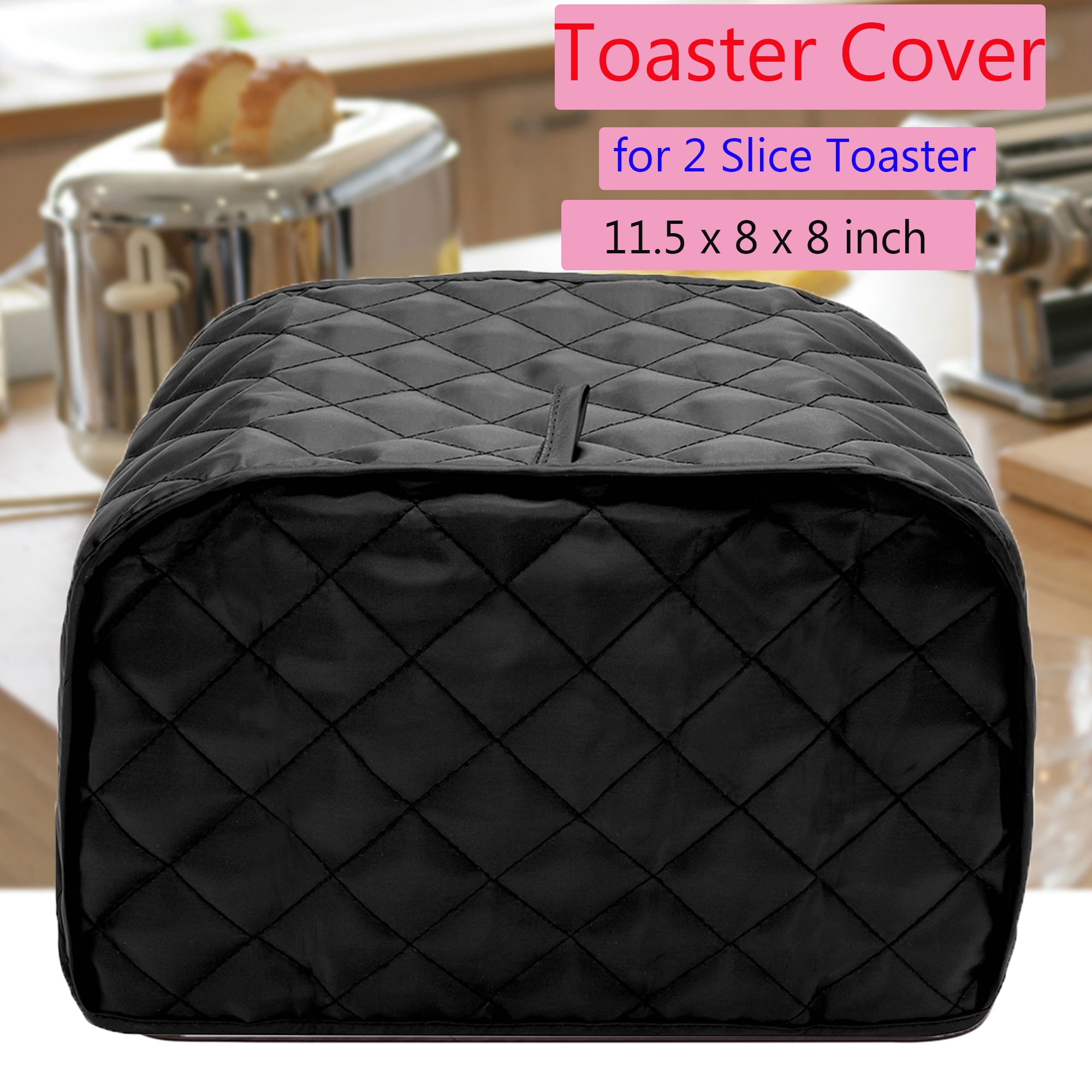 2 Slice Toaster Cover, Bread Toaster Protector Polyester Toaster Cover ...