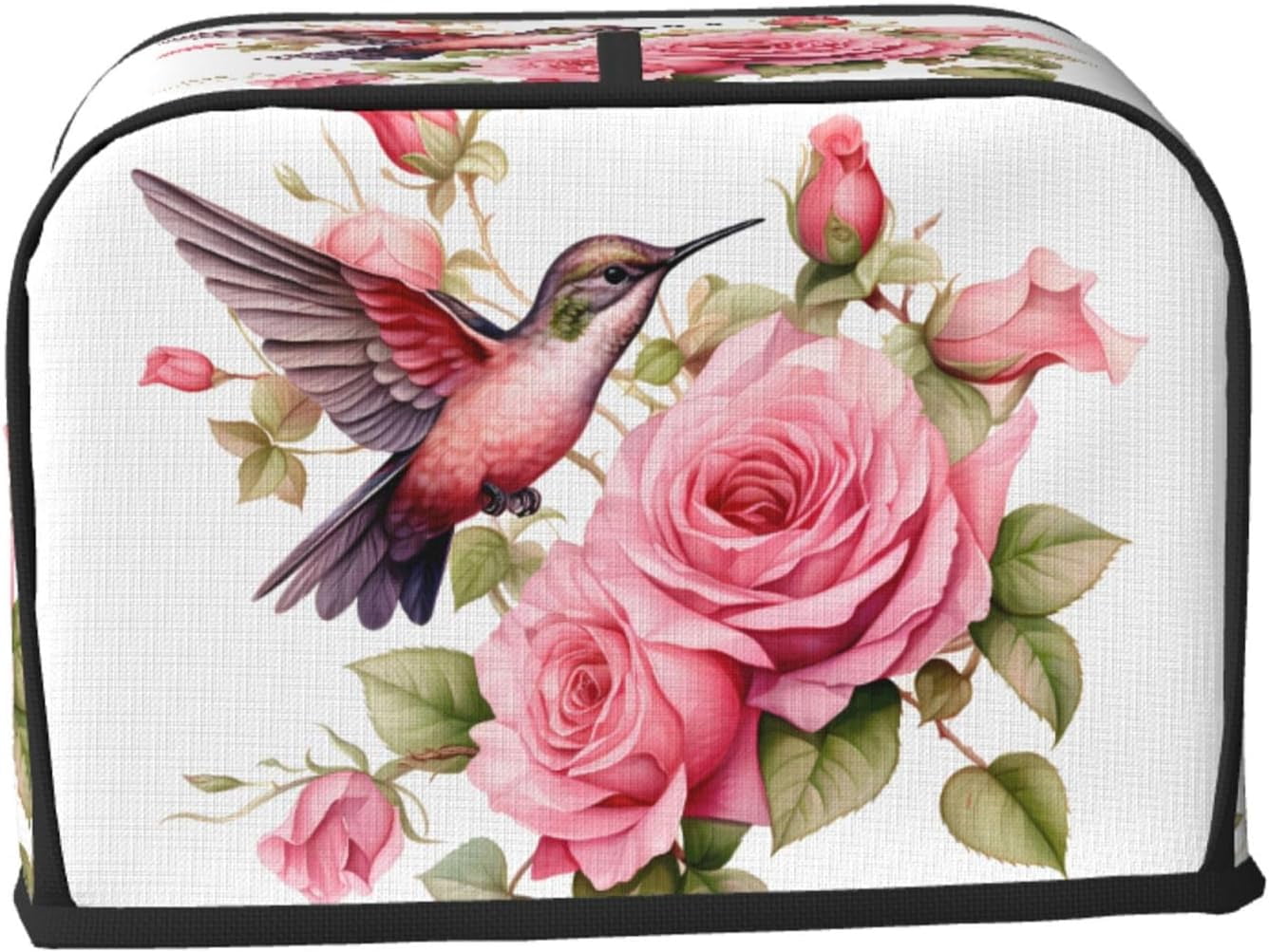 2 Slice Toaster Cover Flower Floral Hummingbird Small Kitchen Appliance ...