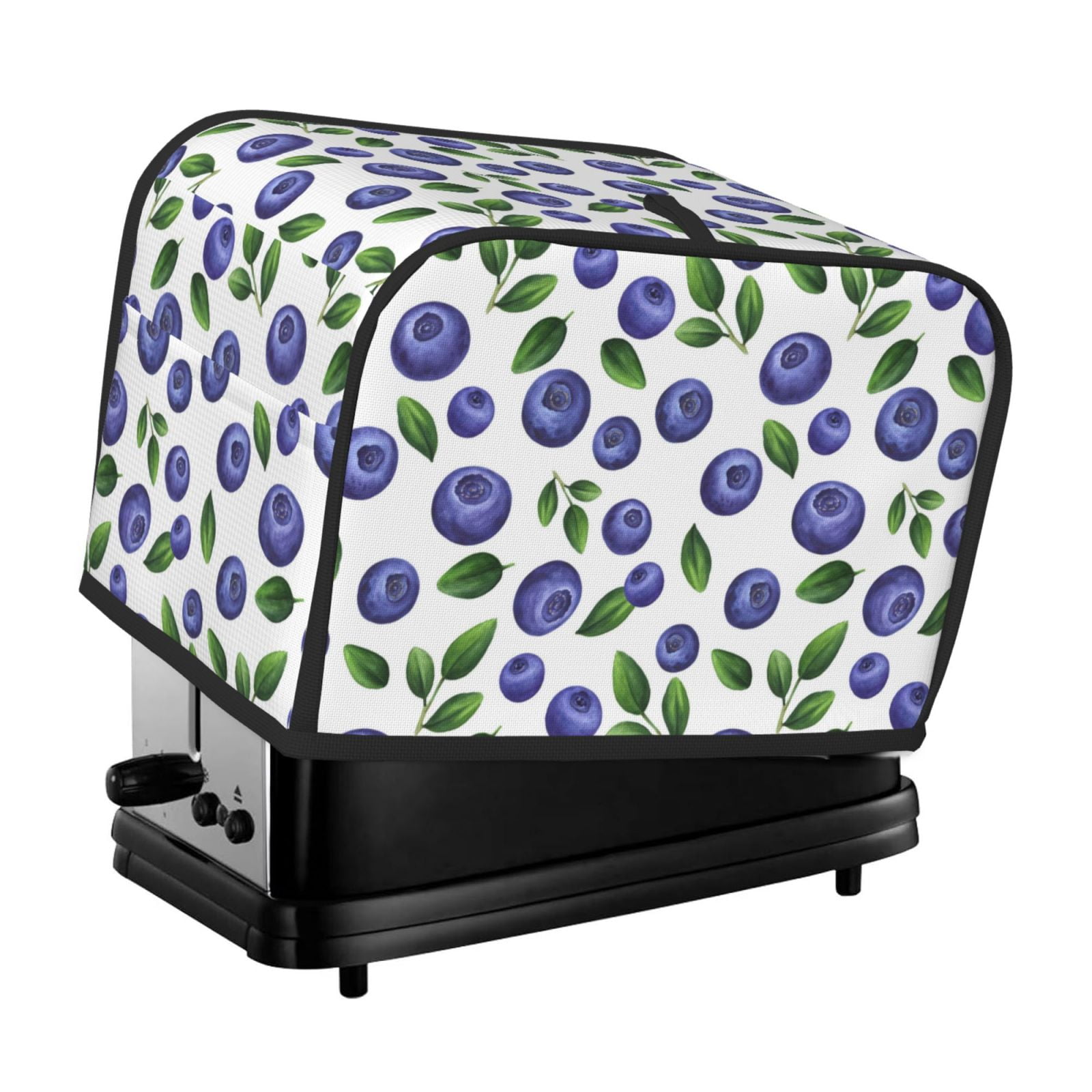2 Slice Toaster Cover with Pockets - Blueberries pattern Water Proof ...