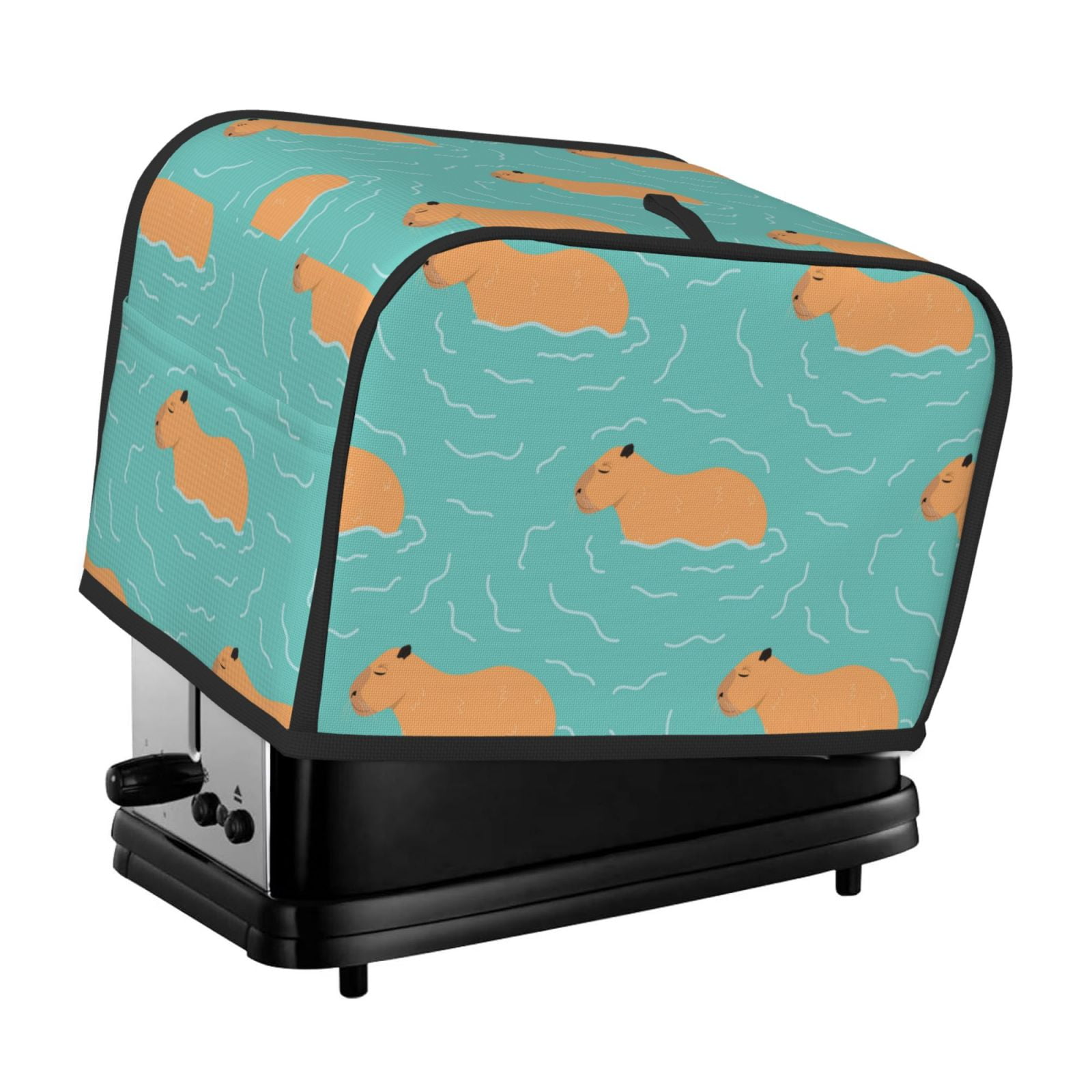 2 Slice Toaster Cover with Pockets - Capybaras Animal Water Proof ...