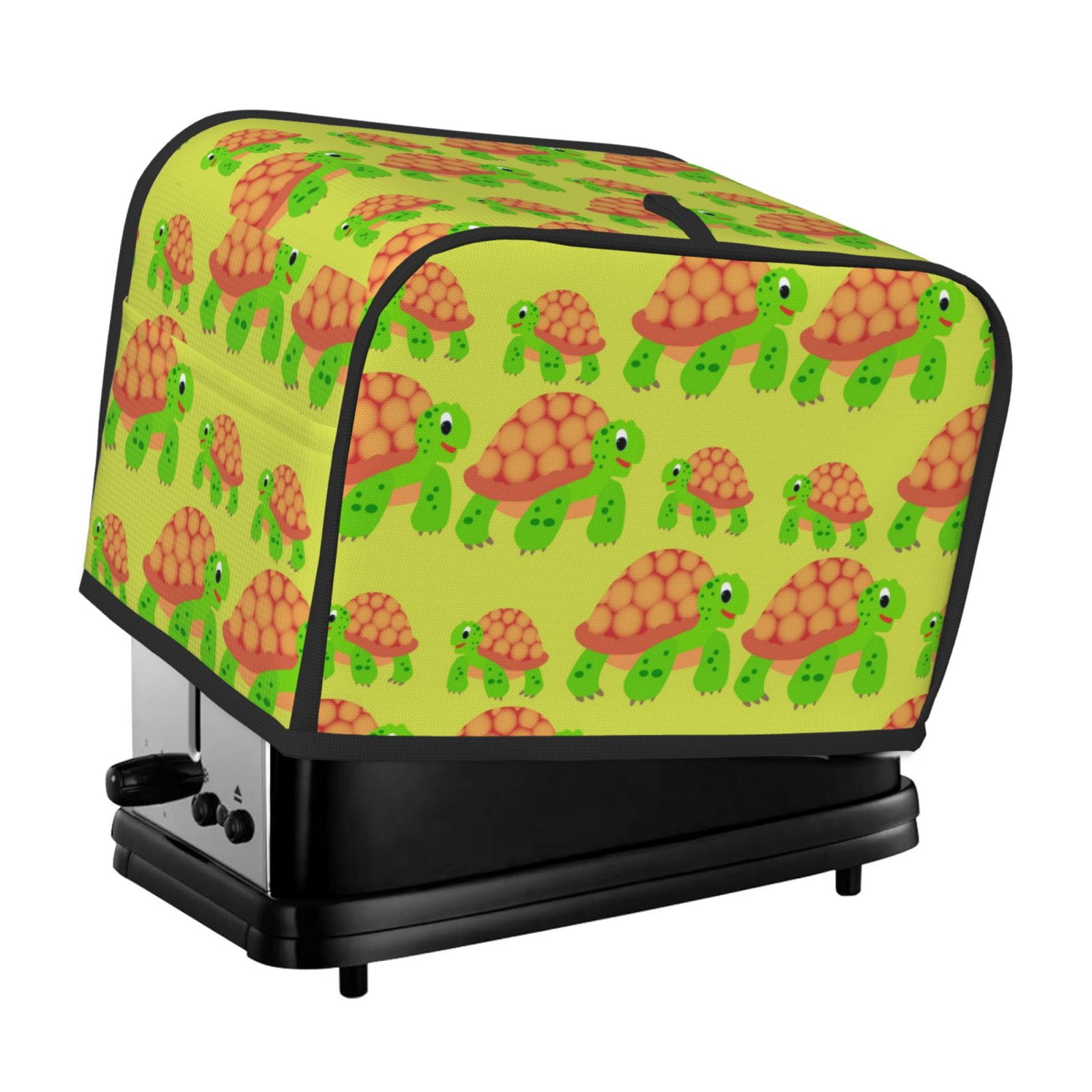 2 Slice Toaster Cover with Pockets - Cartoon Turtles 1 Water Proof ...