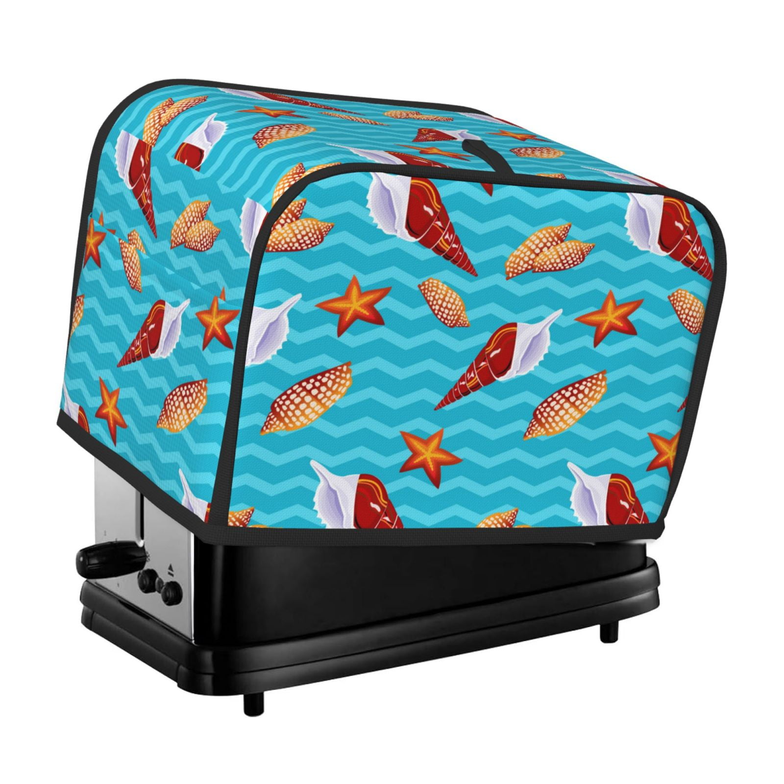 2 Slice Toaster Cover with Pockets, Conch Ripples Bread Machine Bread ...