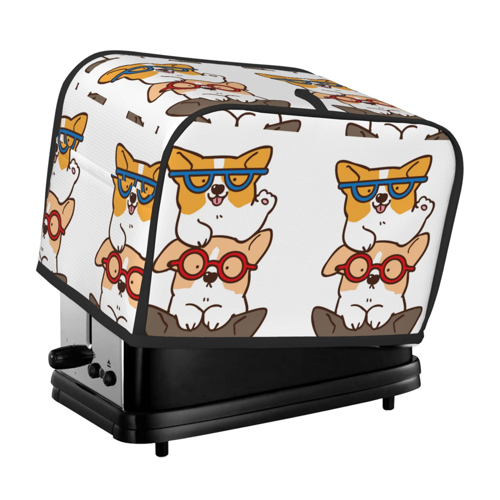 2 Slice Toaster Cover with Pockets - Corgi Dog2 Water Proof Dustproof ...