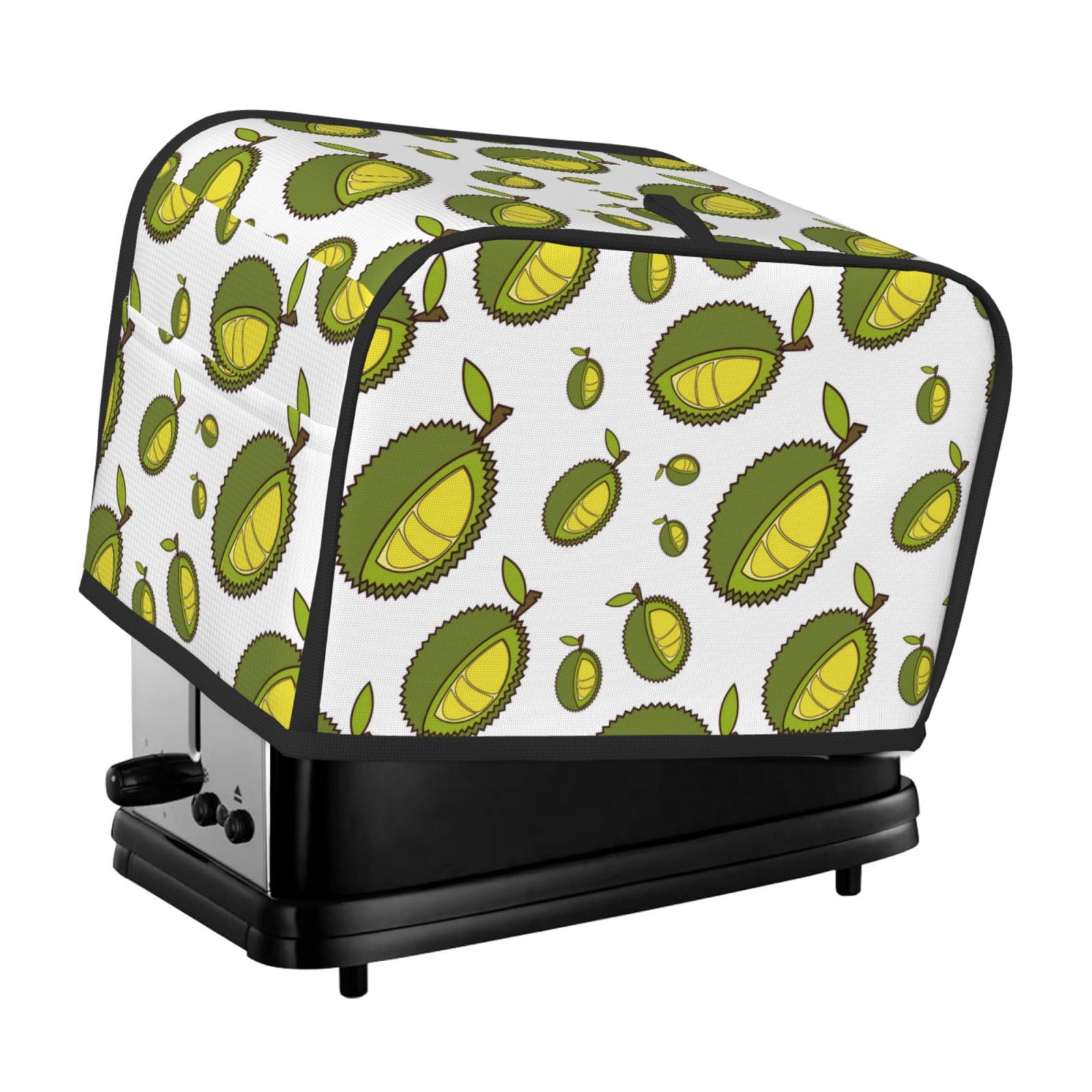 2 Slice Toaster Cover with Pockets - Cute Mint Green Durian Water Proof ...
