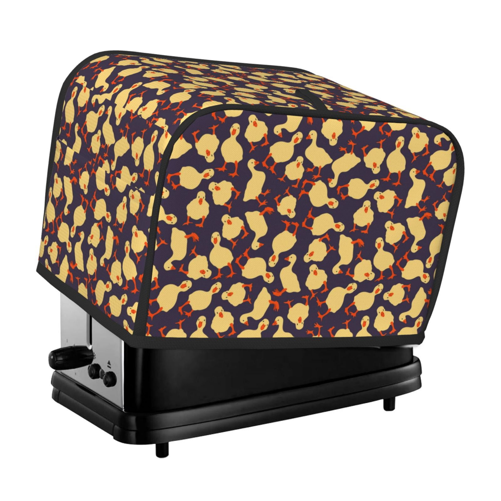 2 Slice Toaster Cover with Pockets - Cute Small Farm Birds Water Proof ...