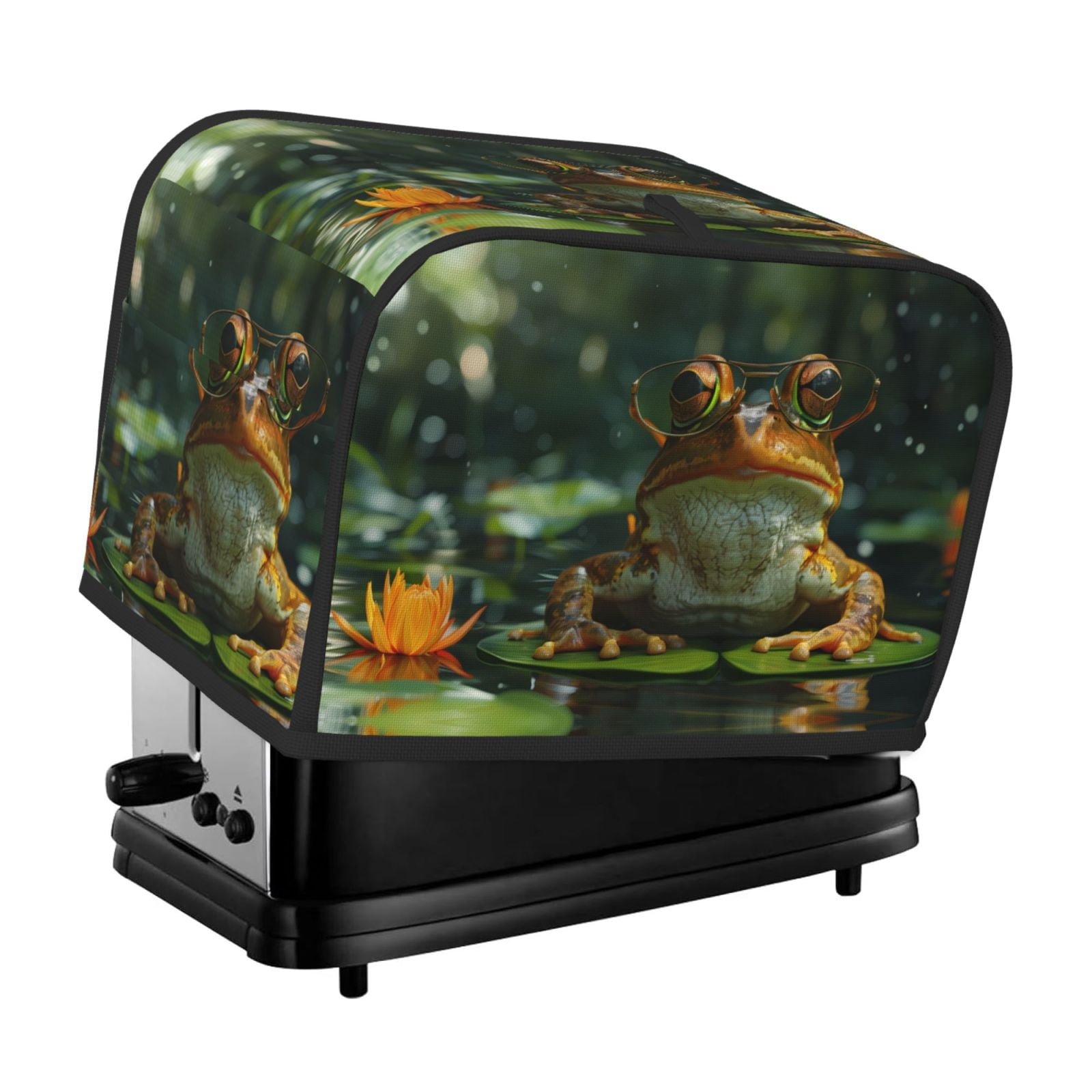 2 Slice Toaster Cover with Pockets - Intellectual Frog Pond Water Proof ...