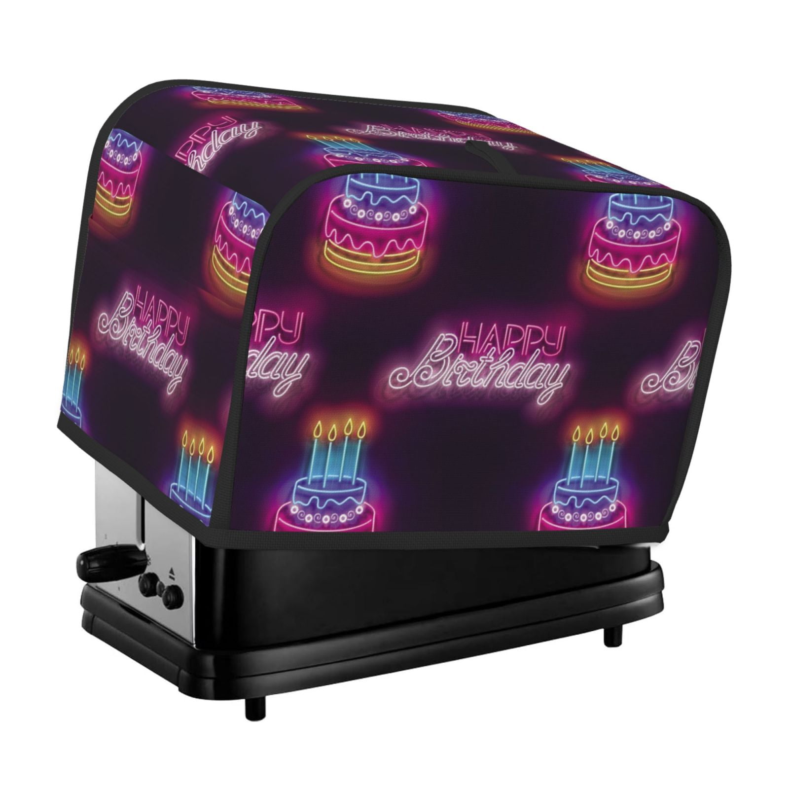 2 Slice Toaster Cover with Pockets - Light Bulb happy birthday Water ...