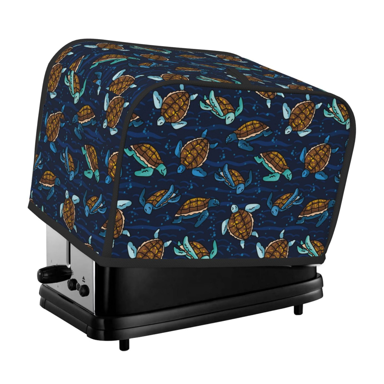 2 Slice Toaster Cover with Pockets - Sea Turtles Swimming Water Proof ...