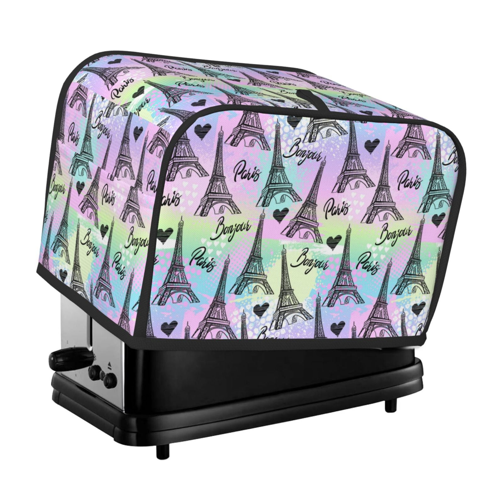 2 Slice Toaster Cover with Pockets - Tower flower Dreamy Water Proof ...