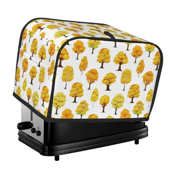 2 Slice Toaster Cover with Pockets - autumn tree Water Proof Dustproof ...