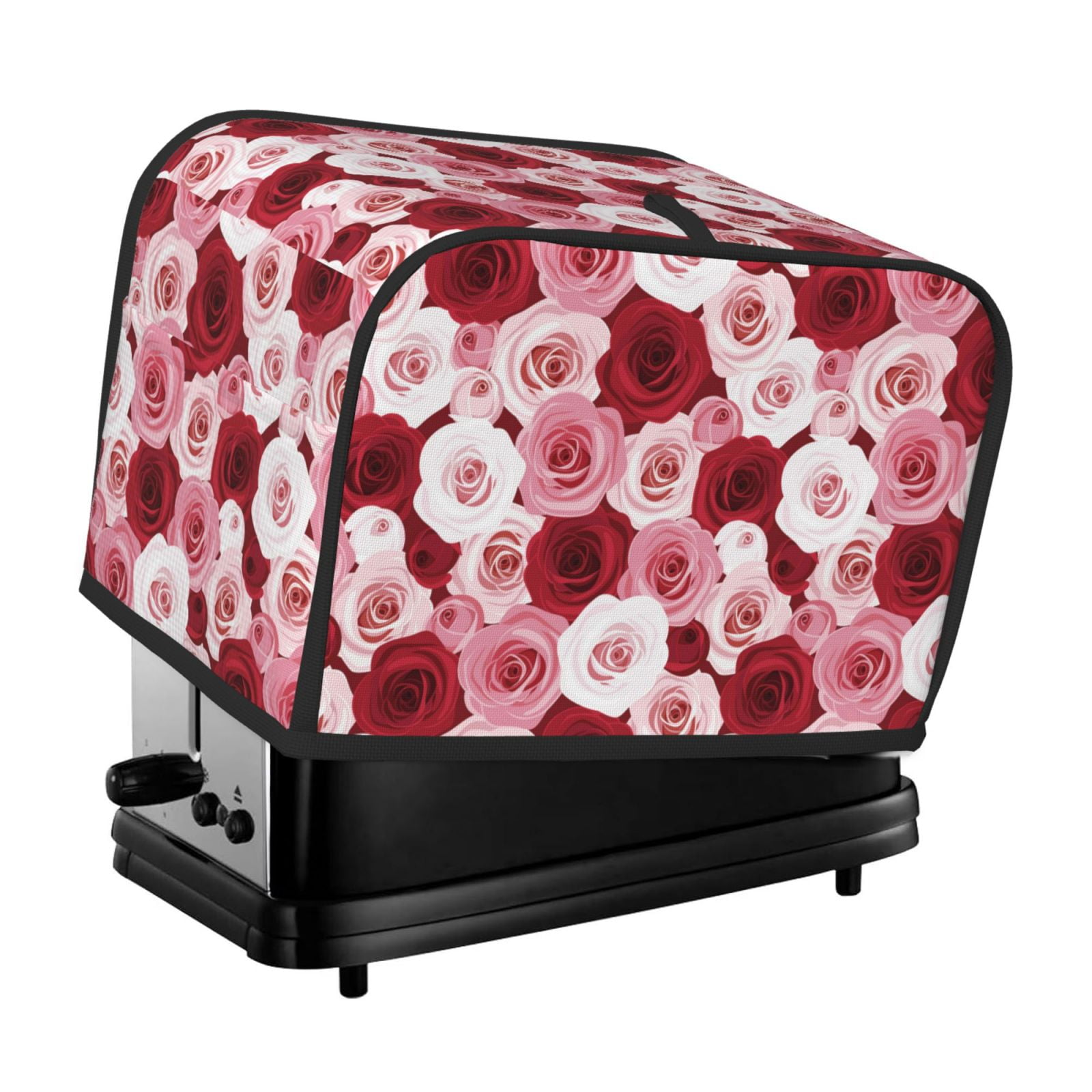 2 Slice Toaster Cover with Pockets - colorful roses pink Water Proof ...