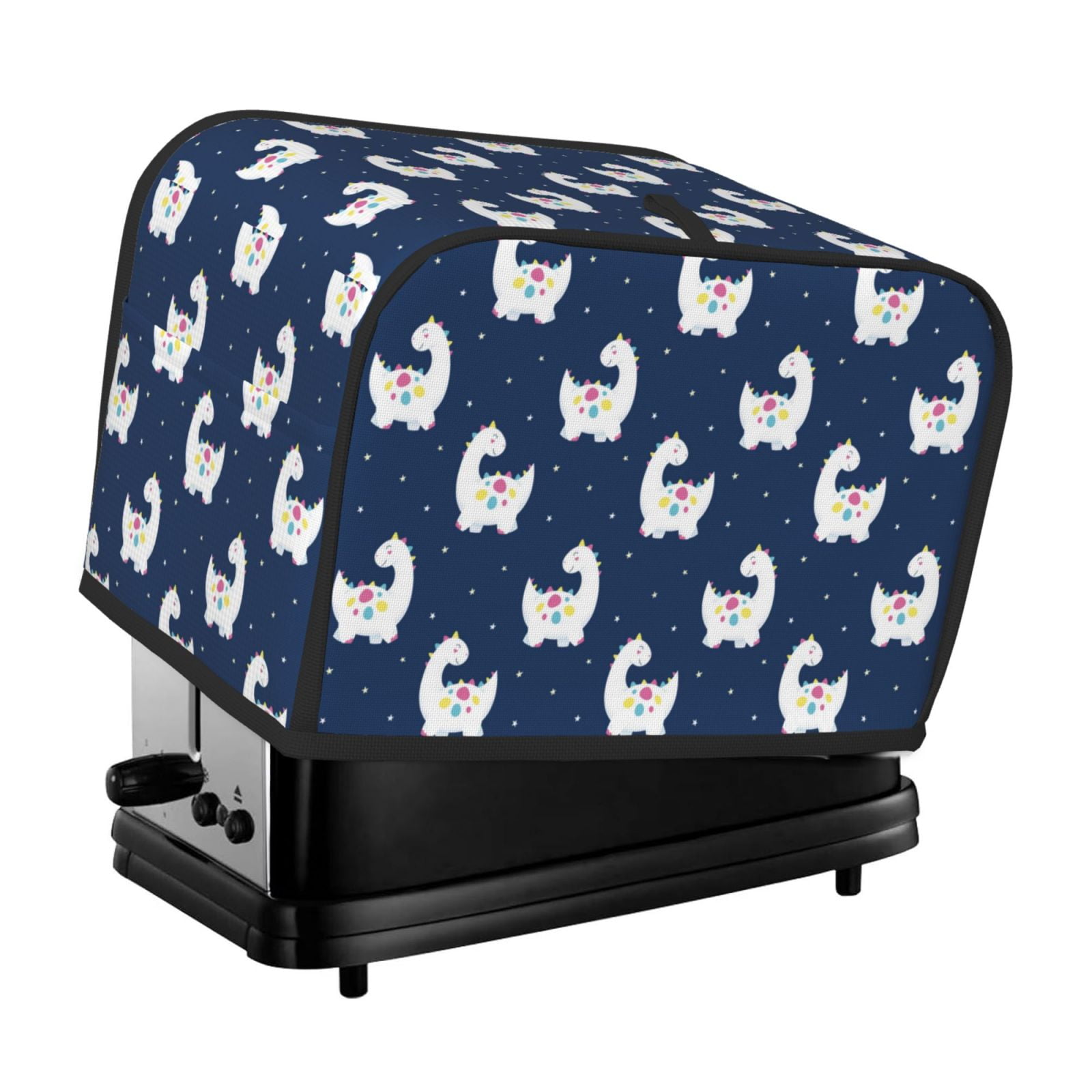 2 Slice Toaster Cover with Pockets - rainbow cute Dinosaur Water Proof ...