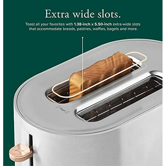 2-Slice Toaster with Extra-Wide Slots and Extra Lift for Waffles ...
