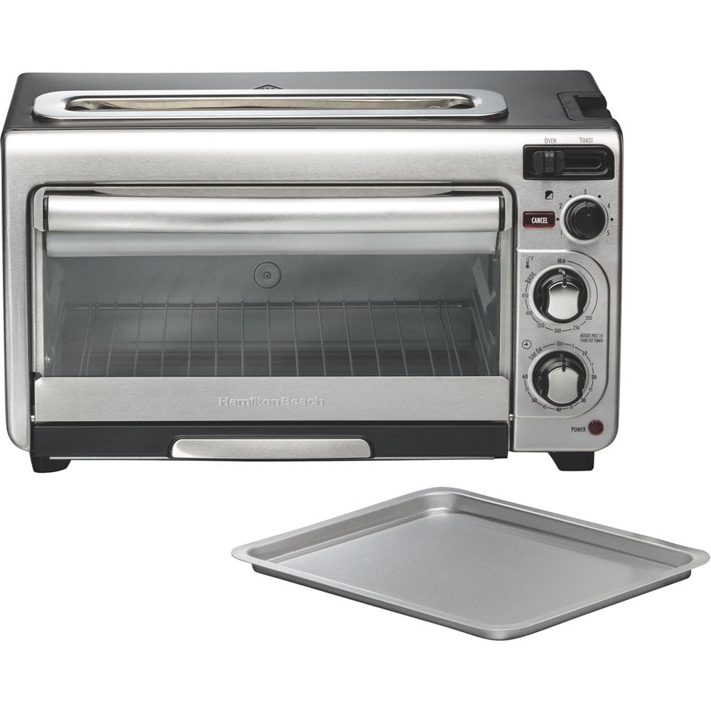 2-Slice Toaster Oven - Stainless Steel - Walmart.com