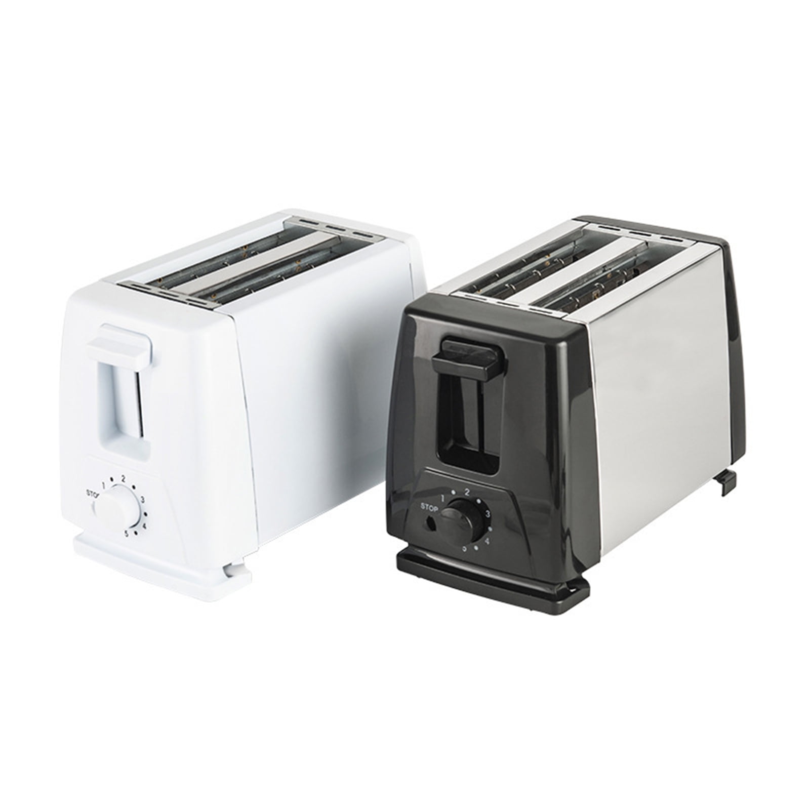 2 Slice Toaster, Small Toaster With Adjustable 6 Levels, Knob, Extra ...