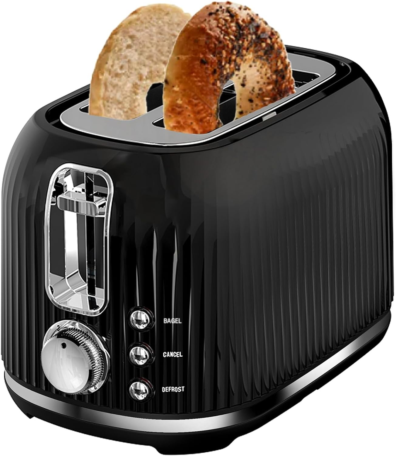 2 Slice Toaster, Wide Slots, Auto Shut Off, 6 Shade Dial. Perfect for ...