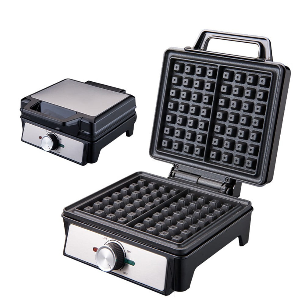 2 Slice Waffle Maker Non-Stick Two Waffle Making Machine Adjustable Temperature - Walmart.com