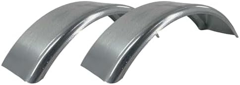 (2) Small 16 Gauge Steel Galvanized Boat Trailer Fenders 7 x 23 3/4"x6 ...
