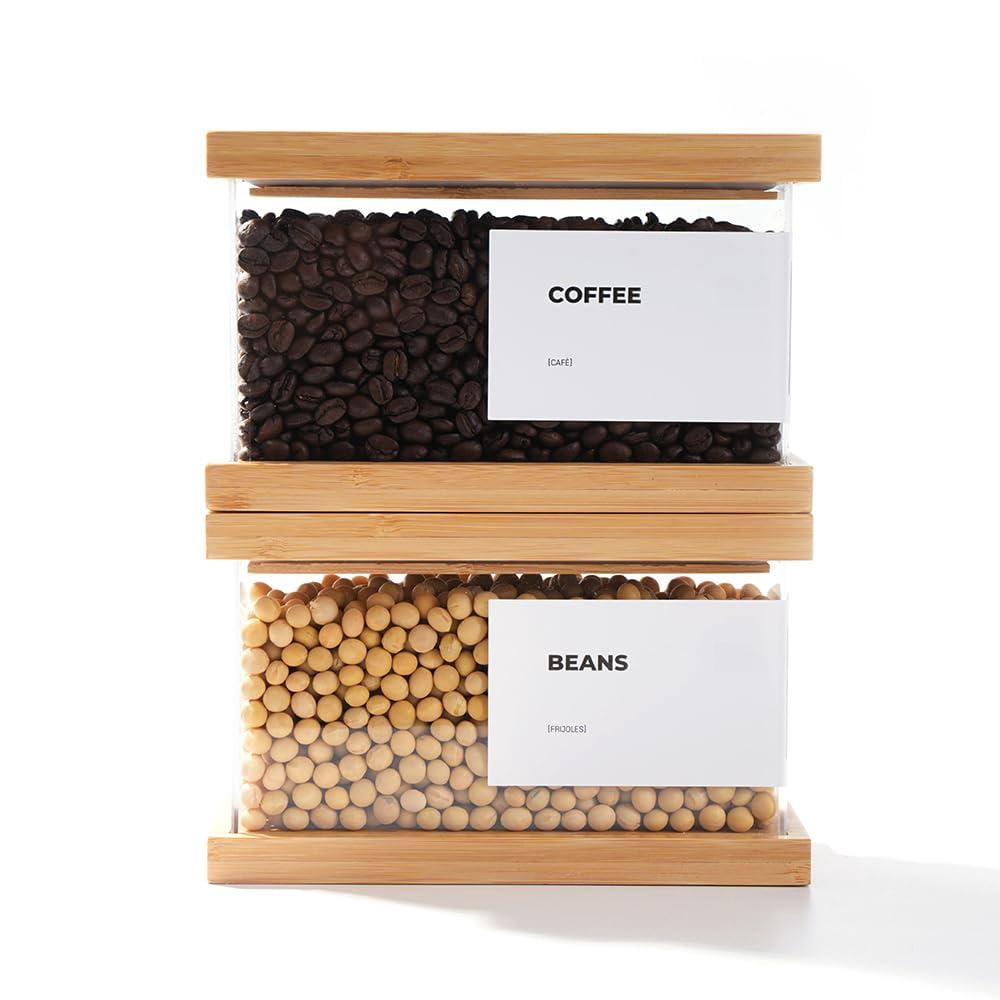 2 Small Dried Food Dispenser Kitchen Pantry Storage Container - Walmart.com