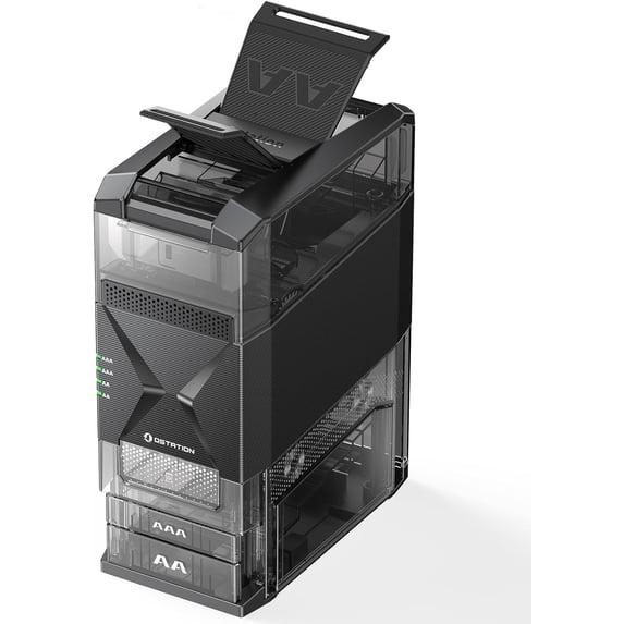 2 Smart 3-in-1 Battery Charger for AA & AAA Rechargeable NiMH & Li-ion ...