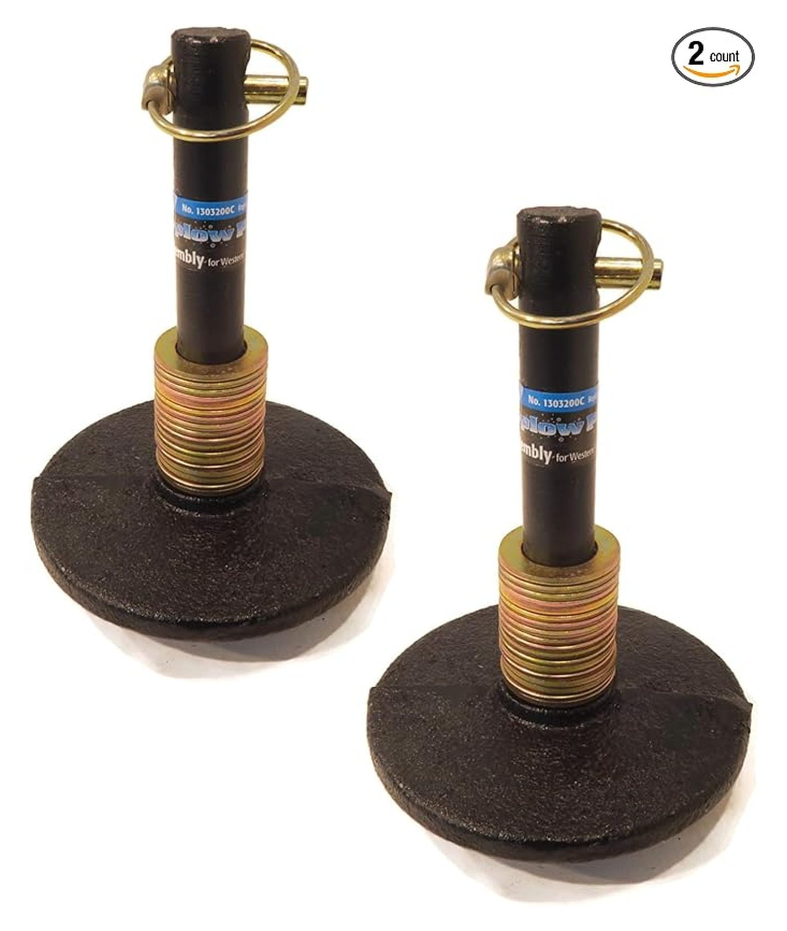 (2) Snow PLOW Shoe Skid Foot Assemblies for Western 49067 Meyer Snow ...