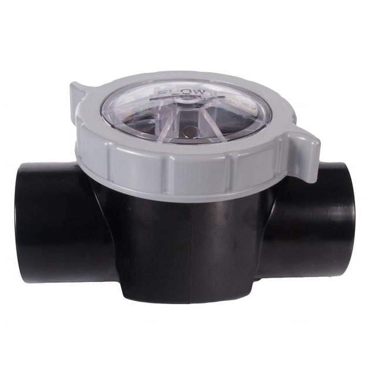 2 Socket x 2.5 in. Spigot Thread-On 2 Black CPVC Serviceable Check ...