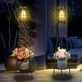 2 Solar Lights Outdoor with Stands, Solar Floor Lamp, Solar Street ...