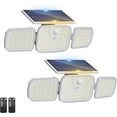 2 Solar Motion Lights Outdoor with Remote Control, Solar Light with 3 ...