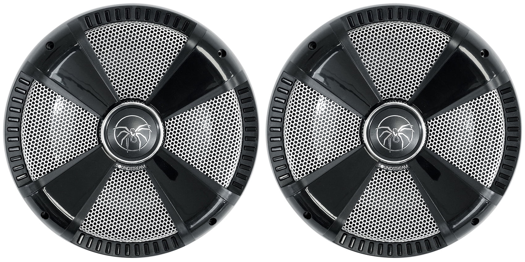 (2) SoundStream MSW.102 10" 600 Watt Marine/Boat/UTV Subwoofers DVC 2 ...