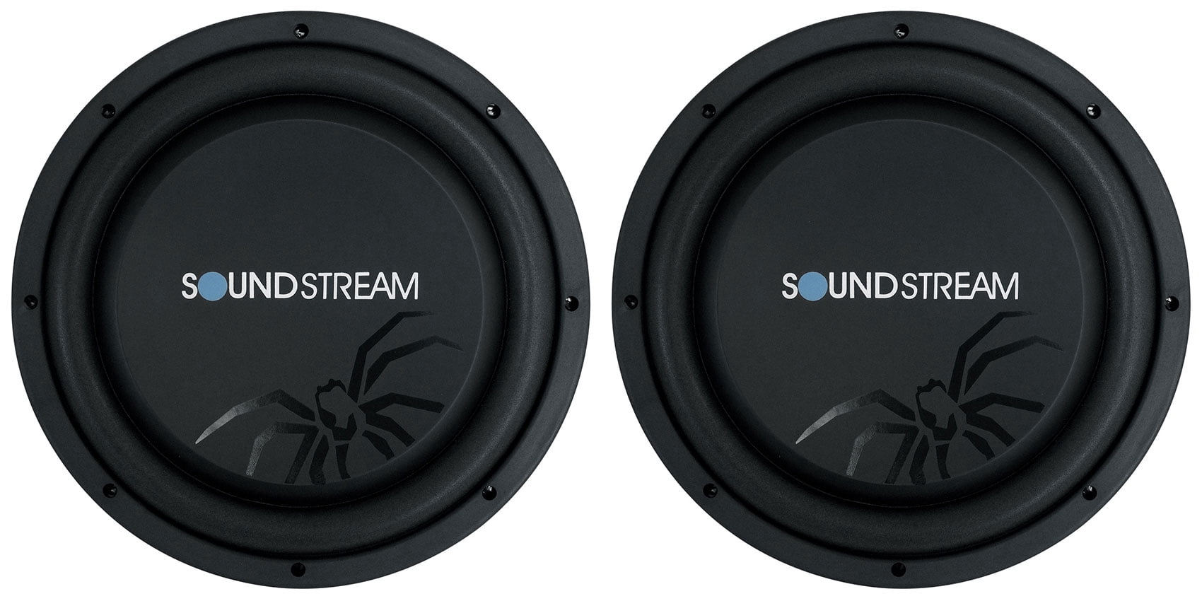 Soundstream PSW.124 12" 600w Slim Shallow Car Audio Subwoofers SVC 4 ...