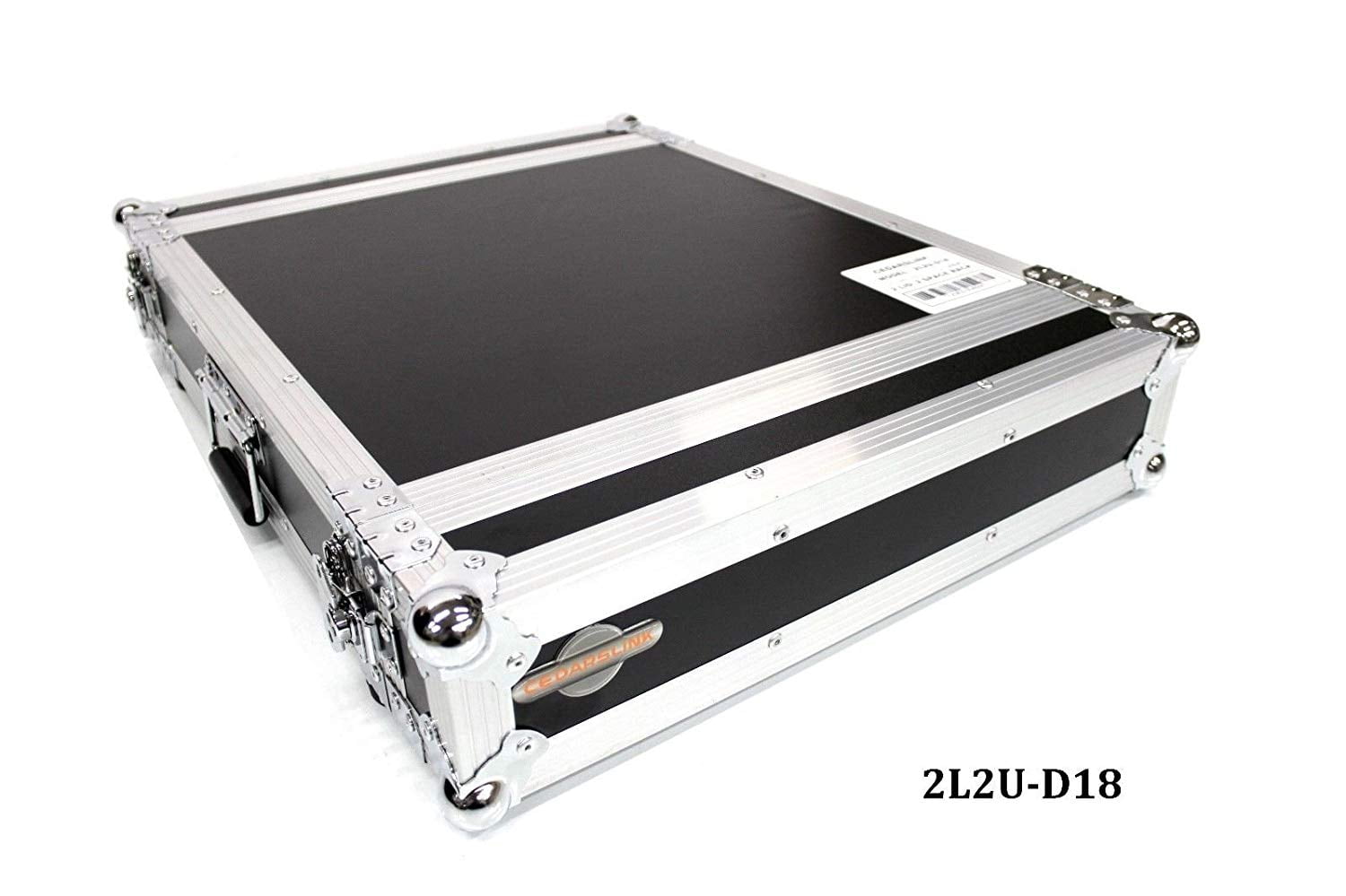 CedarsLink Heavy Duty 2U Rack Flight Case, 2 Space Tour Storage Box, 27 ...