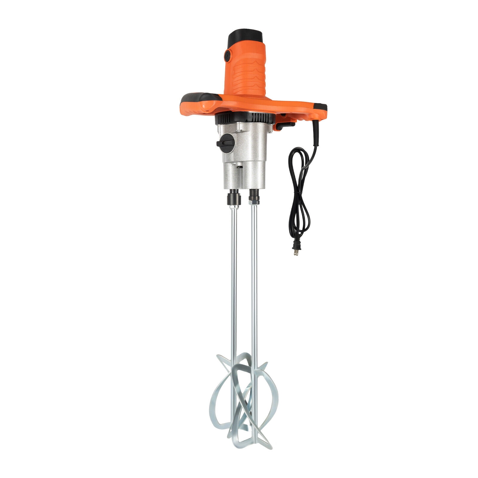 2 Speed Concrete Mixer Power Mortar Mixer Counter-rotating Double ...