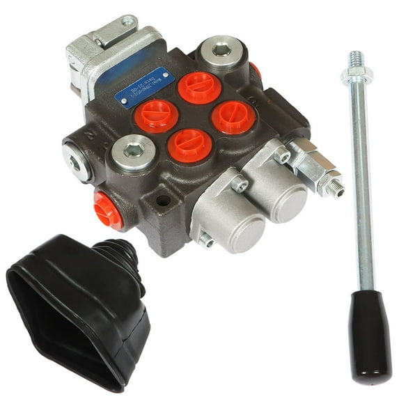 2 Spool 11GPM Hydraulic Control Valve Double Acting Tractor Loader W ...