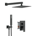 2 Spray Patterns With 2 0 Gpm 10 In Wall Mount Rain Fixed Shower Head