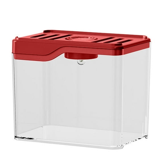 2. Square Drop-Resistant Desktop Fish Colorful LED Illuminated Clear ...