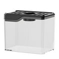 2. Square Drop-Resistant Desktop Fish Colorful LED Illuminated Clear ...