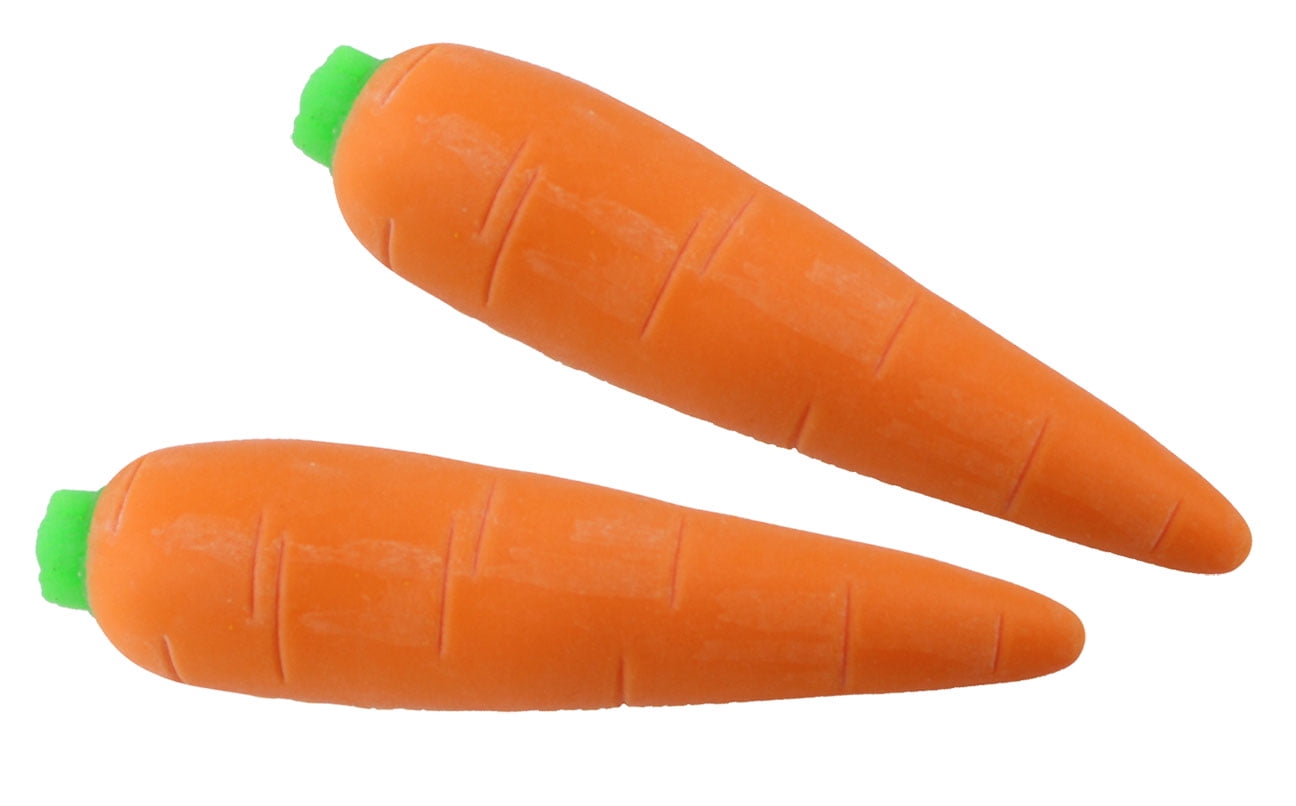 2 Squishy Sand-Filled Carrot - Moldable Sensory, Stress, Squeeze Fidget ...