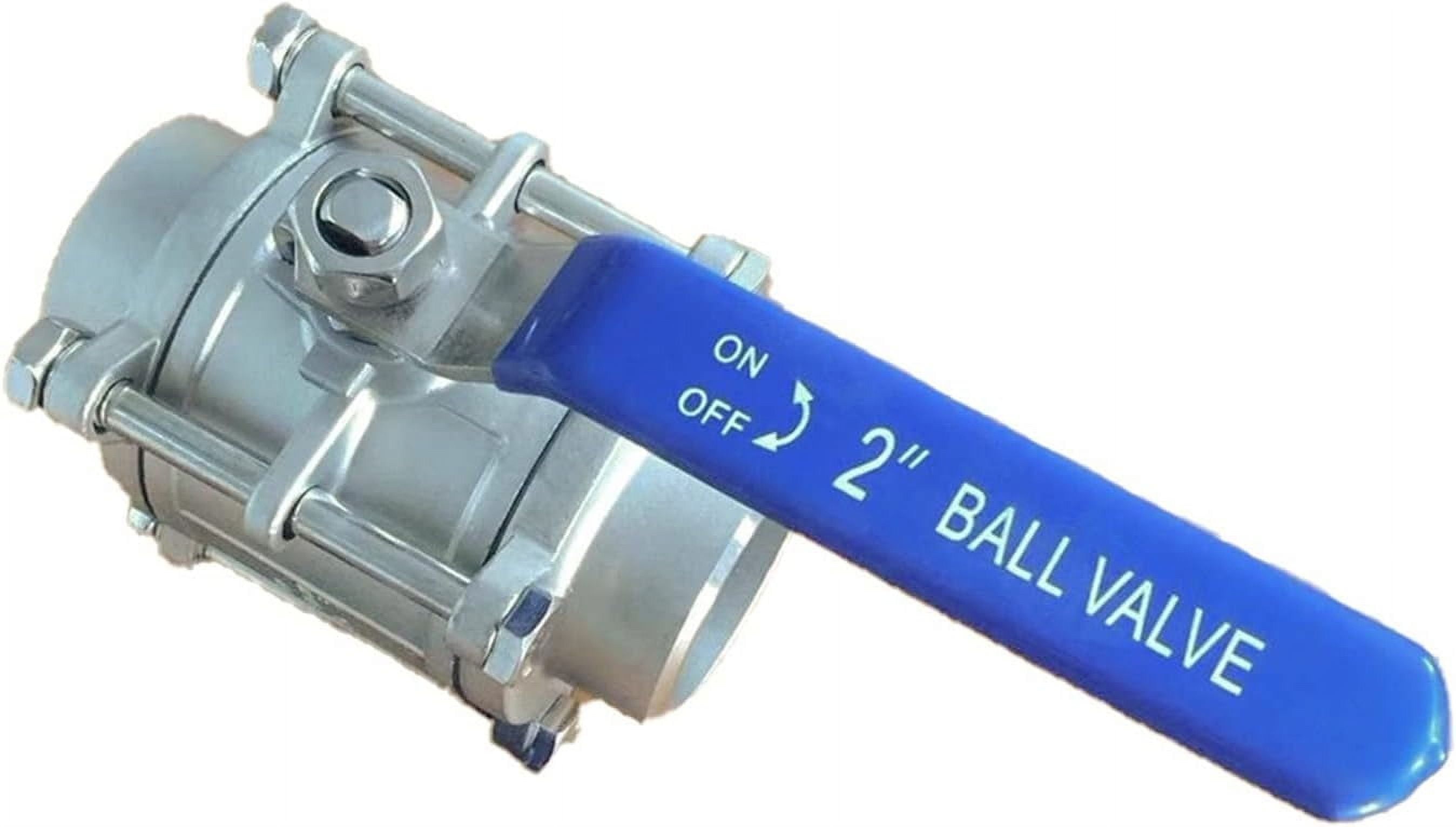 2" Stainless Steel BSP Thread Ball Valve DN50 Three-piece Ball Valve ...