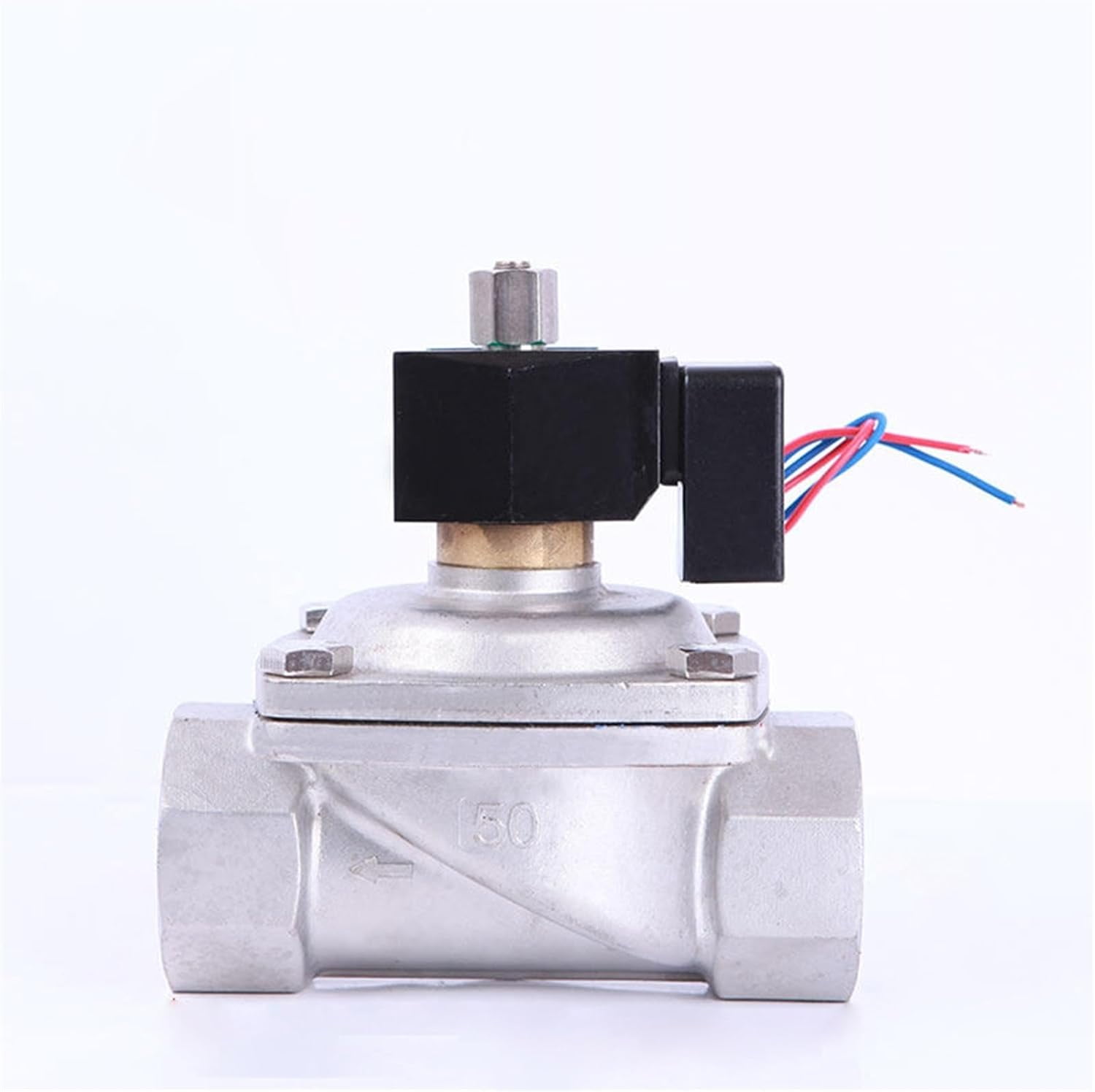2" Stainless Steel Non Solenoid Valve Waterproof Normally Open Solenoid ...