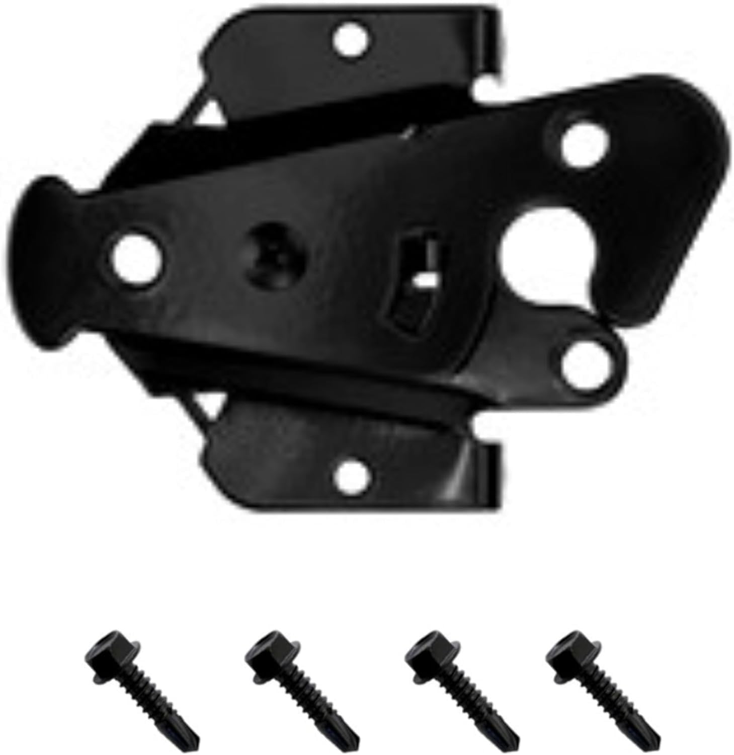 2" Stainless Steel Self-Latching Latch with Stop Washer in Black for ...