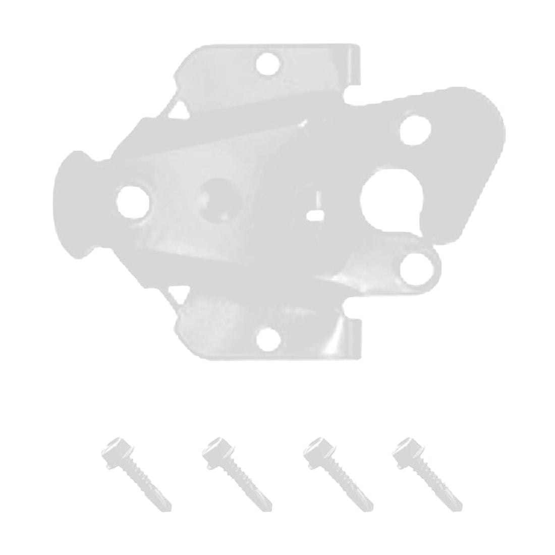 2" Stainless Steel Self-Latching Latch with Stop Washer in White for ...