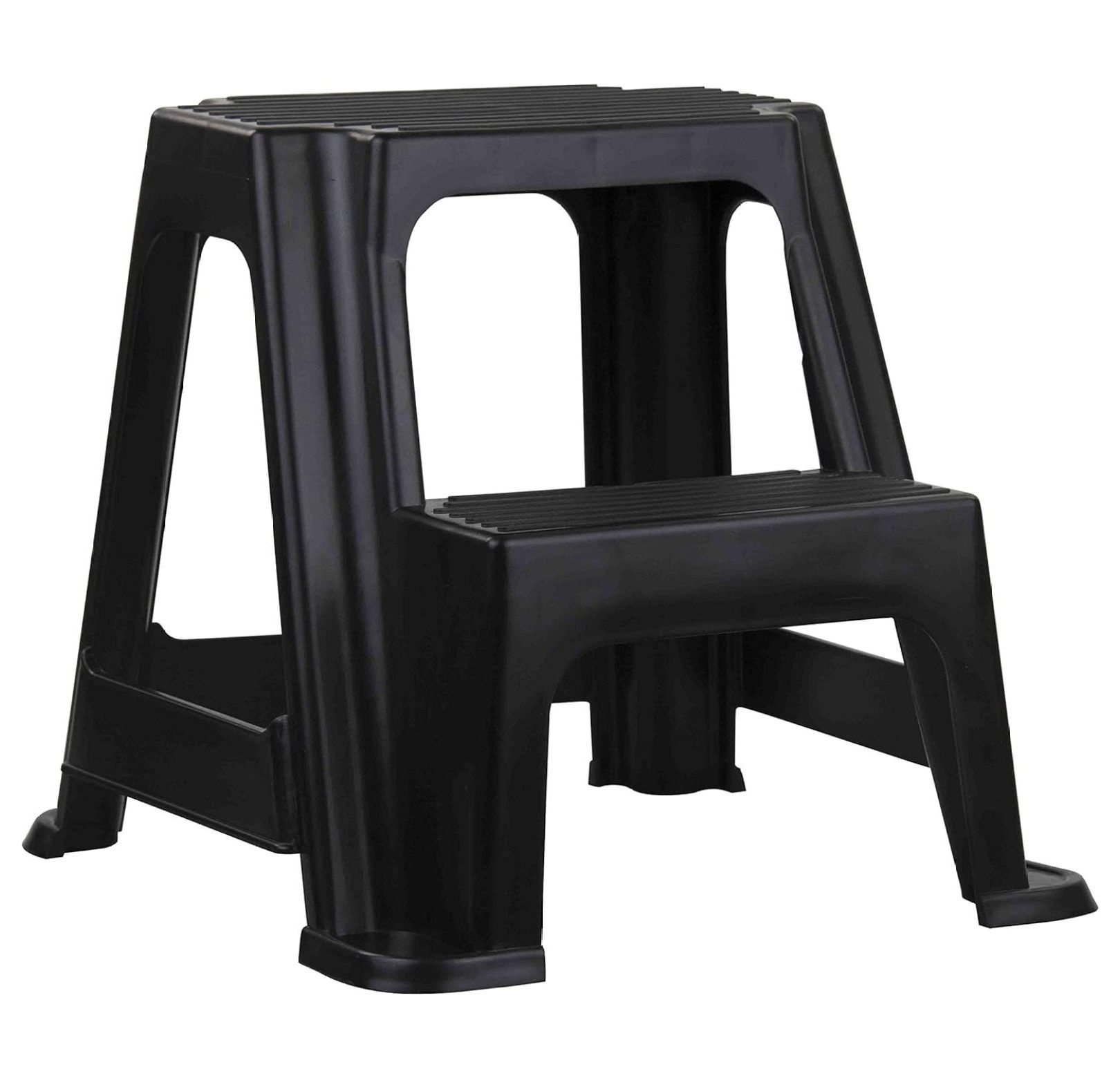 2-Stair Step Stool, Holds Up to 250 Lbs – Sturdy, Lightweight, Skid ...