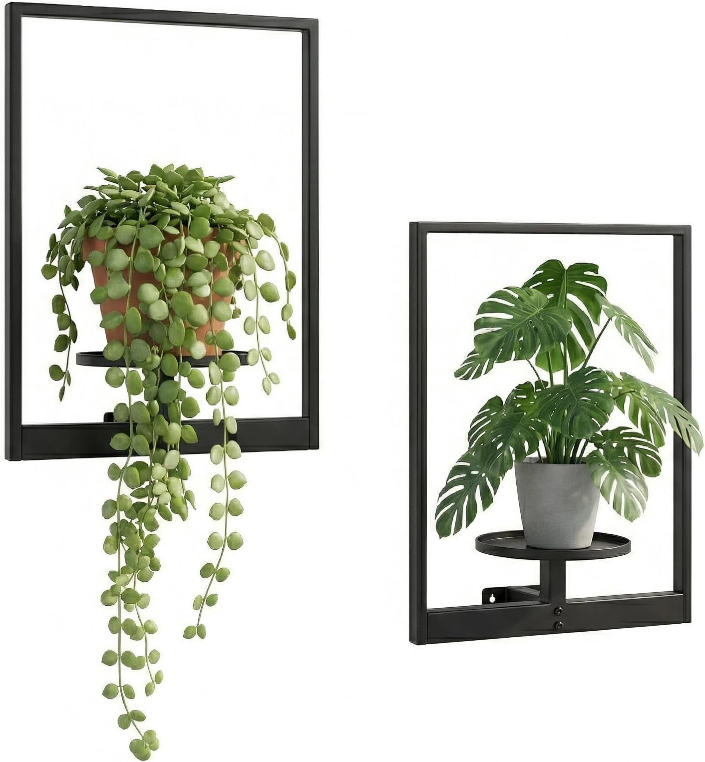 2 Stand Indoor Outdoor Planters for Indoor Wall Holder for Indoor ...