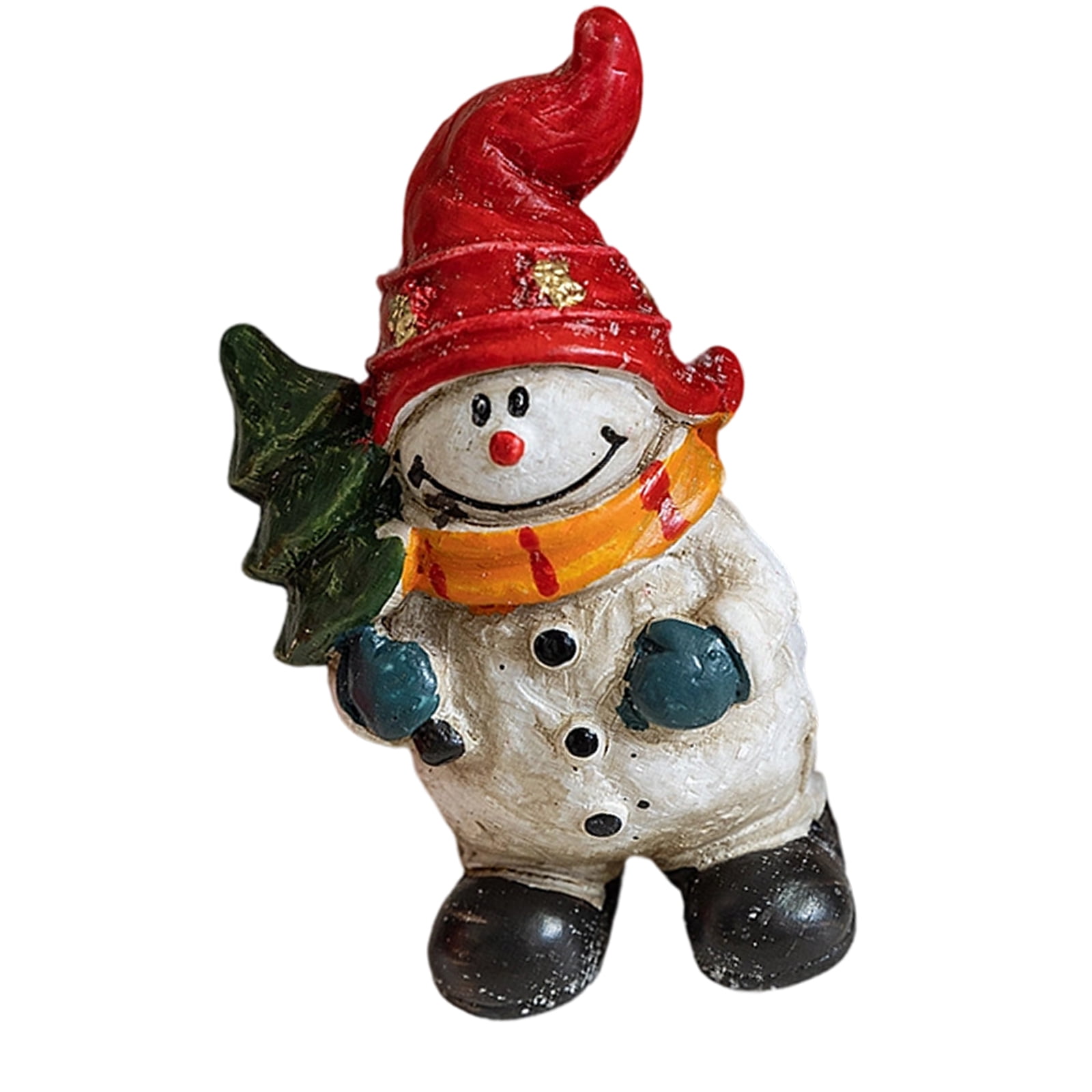 2. Standing Santa Figurine Resin Statue Christmas Table Centerpiece ...